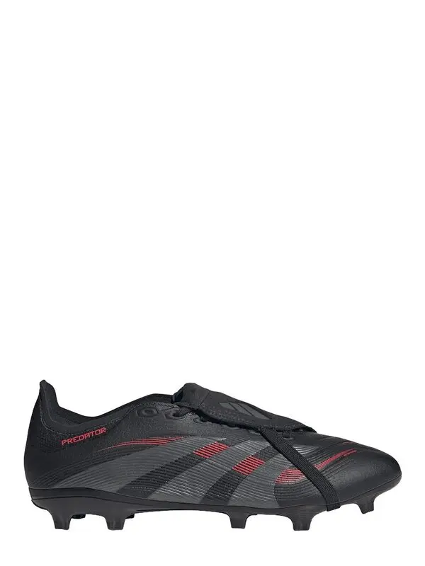 Adidas Predator League Foldover Tongue Fg/mg Stealth Victory Pack - Core Black/grey Four/lucid Red