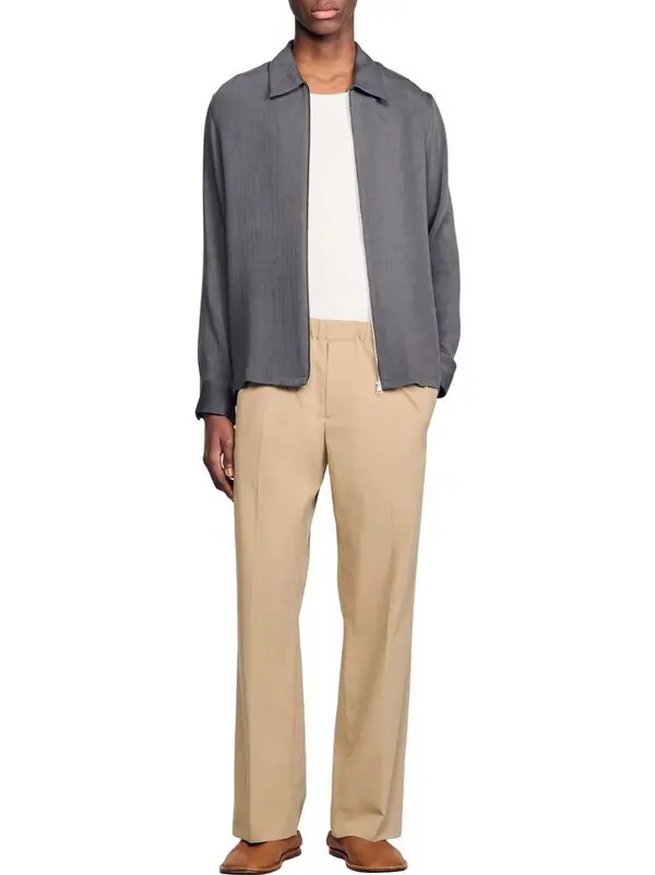 Sandro Pleated Shirt - Fonte