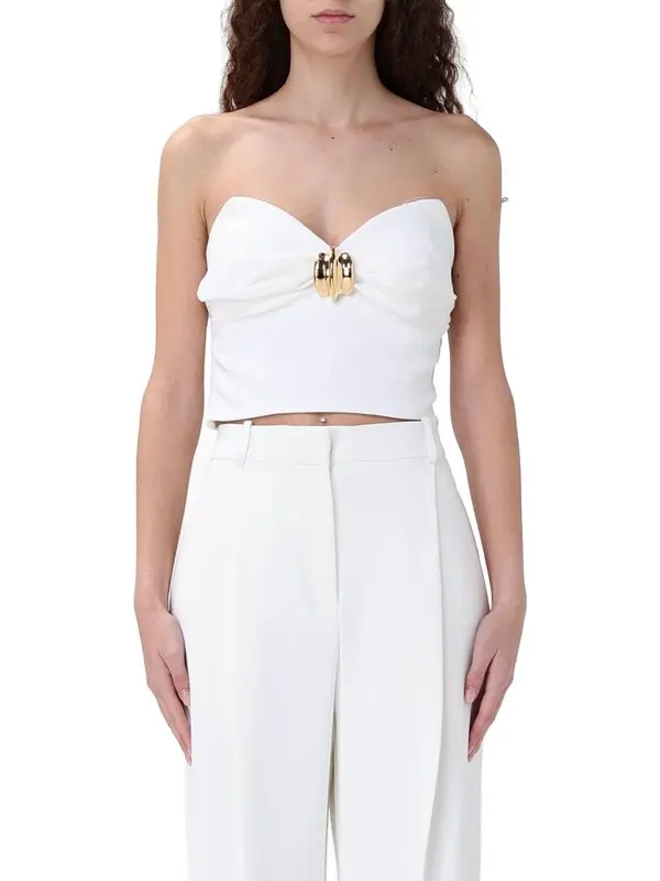 Elisabetta Franchi Strapless Top - White