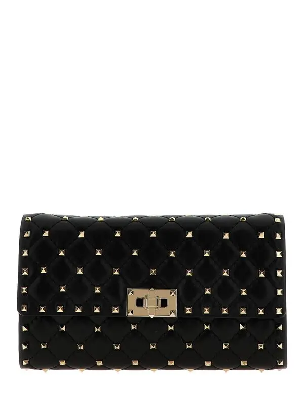 Valentino Garavani Studded Clasp Bag - Black