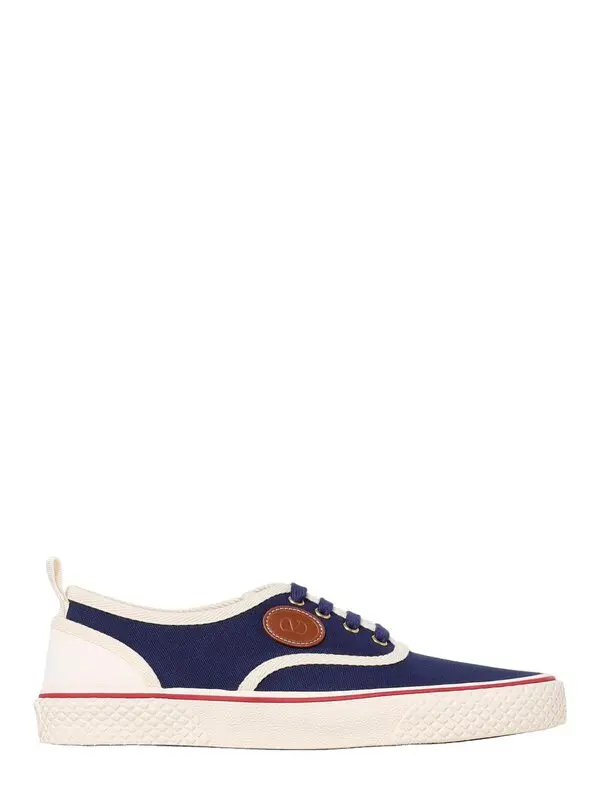 Valentino Garavani Lace-up Sneakers - Denim