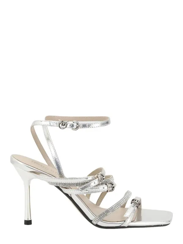 Pinko Heeled Sandal - Silver