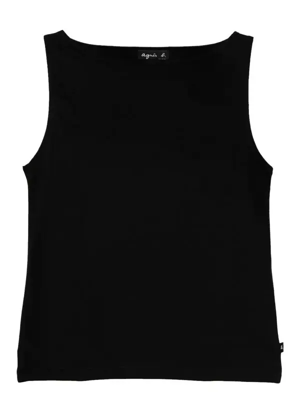 AGNES B. Tank Top - Black