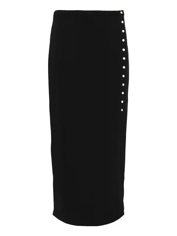 AGNÈS B. Press-stud Skirt - Black