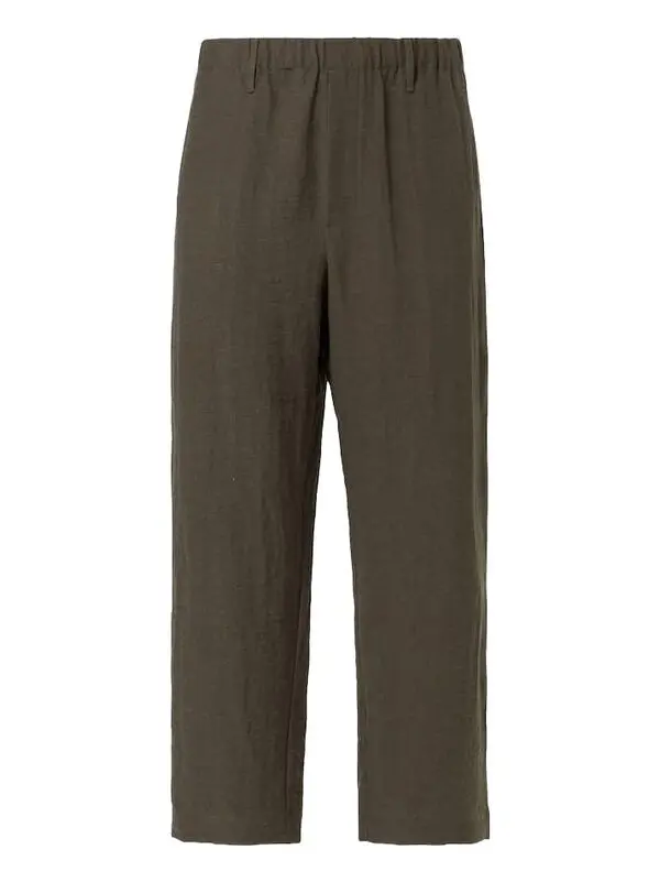 Commas Resort Wide-leg Pants - Brown