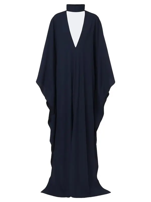 TALLER MARMO Ooo" Crepe Cady Kaftan - Blue