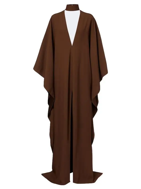 TALLER MARMO Ooo" Crepe Cady Kaftan - Brown
