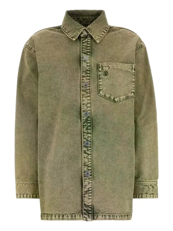 Ami De Coeur Denim Shirt - Neutrals