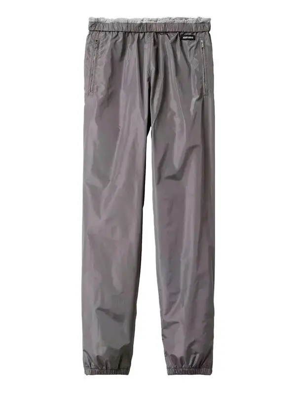 Miu Miu Logo-patch Track Pants - Grey