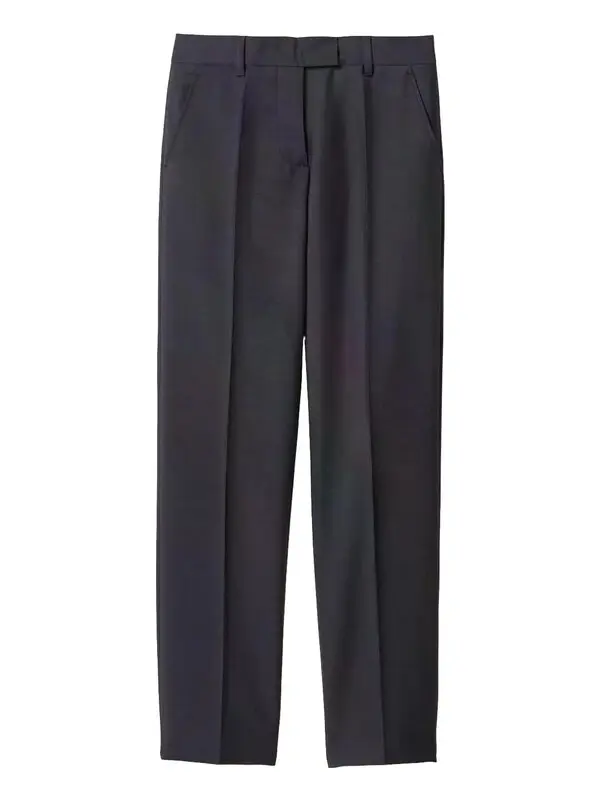 Miu Miu Pressed-crease Trousers - Grey