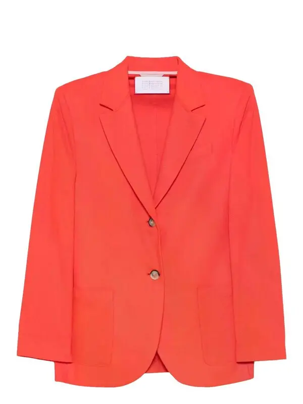 Harris Wharf London Honeycomb Blazer - Red