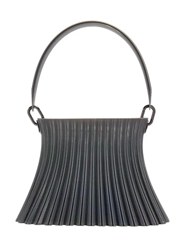 TOUCHLESS Pleated Shoulder Bag - Grey