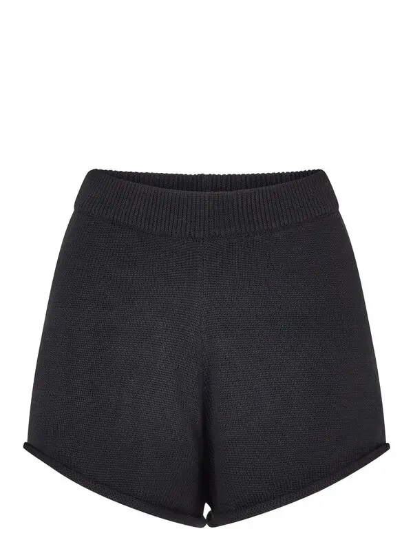 ELCE Manon Knit Shorts - Black