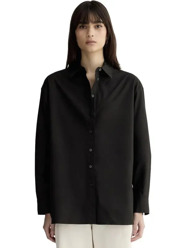 Everlane Boyfriend Shirt - Black