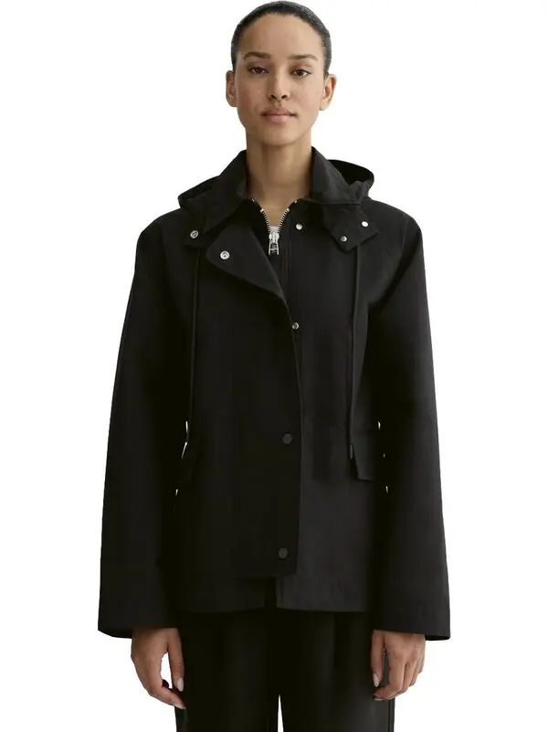 Everlane Short Anorak - Black