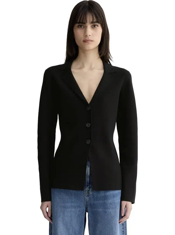 Everlane Knit Blazer - Black