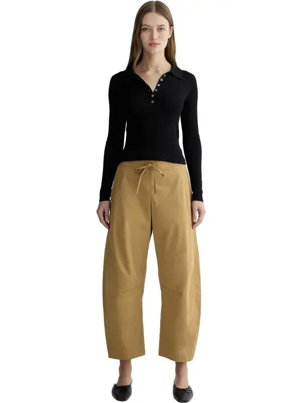 Everlane Easy Barrel Pant - Oak Brown