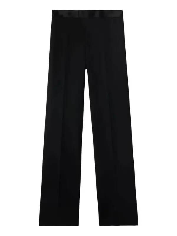 Burberry Wool Trousers - Black
