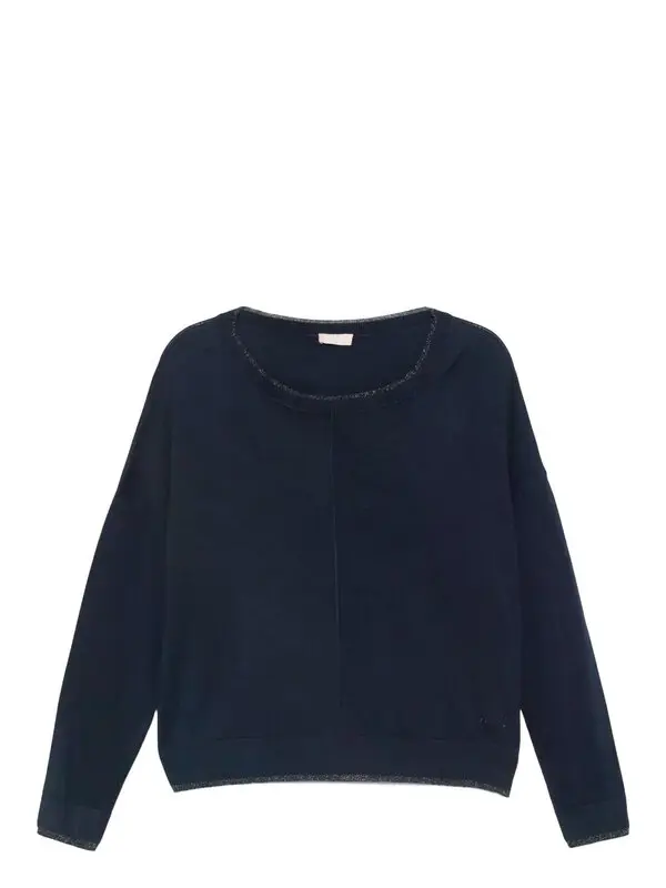 Liu Jo Lurex-detail Top - Blue