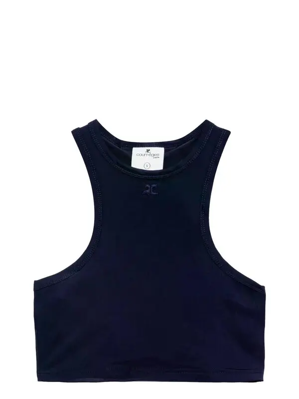 COURREGES Scuba Bra Top - Blue