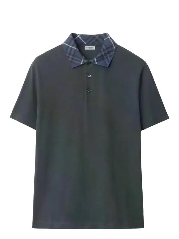 Burberry Cotton Polo Shirt - Grey