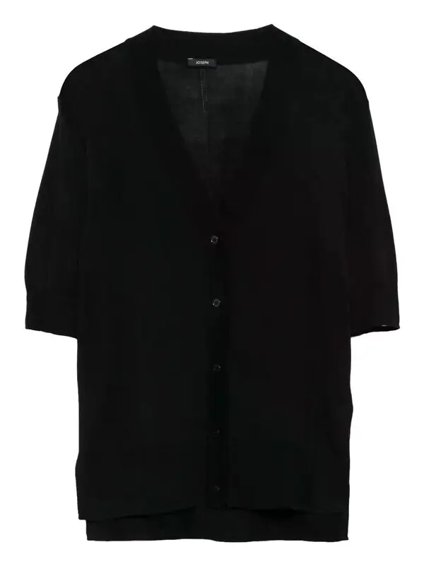 JOSEPH Superfine Cardigan - Black
