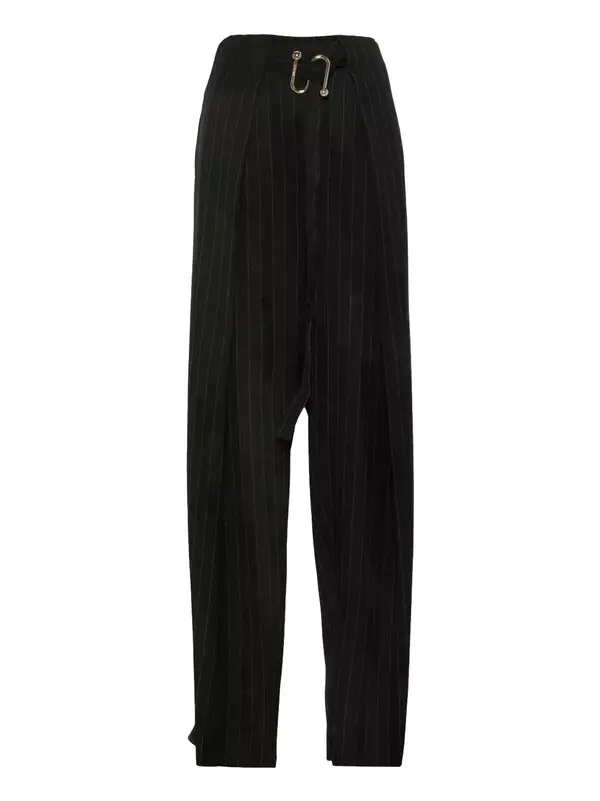 Sportmax Berard Pinstripe Trousers - Black