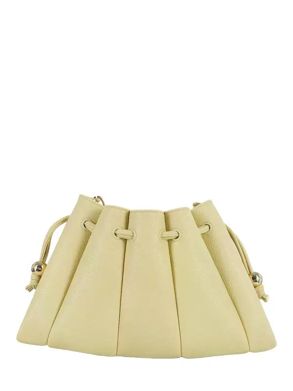 THEMOIRE Leather Shoulder Bag - Yellow