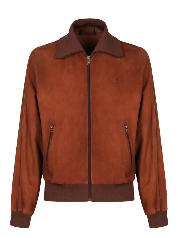 Prada Suede Jacket - Brown