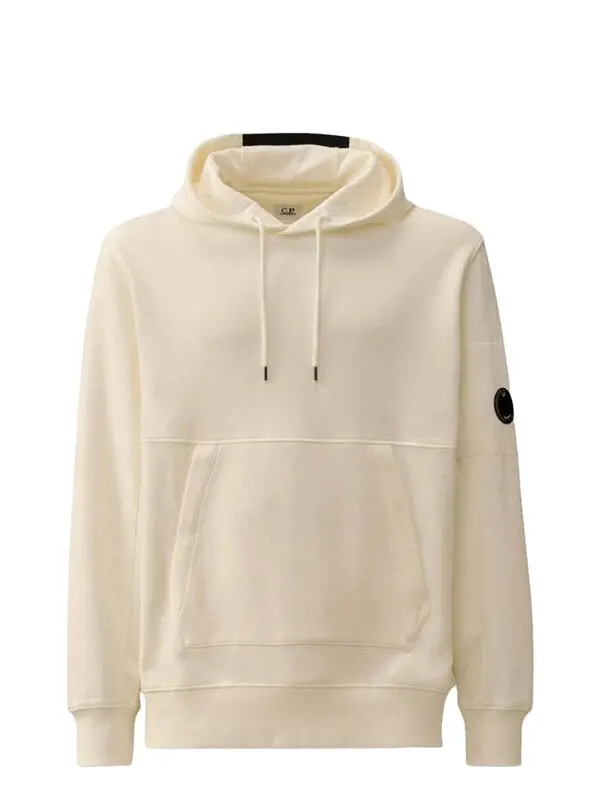 C.P. COMPANY Hooded Cotton Sweatshirt - White