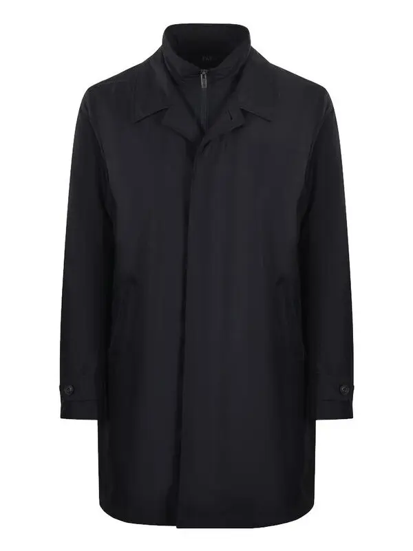 FAY Double-front Raincoat - Blue