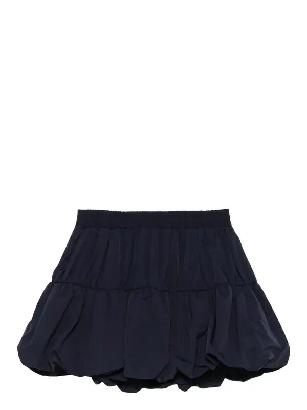 Sea Gathered Skirt - Blue