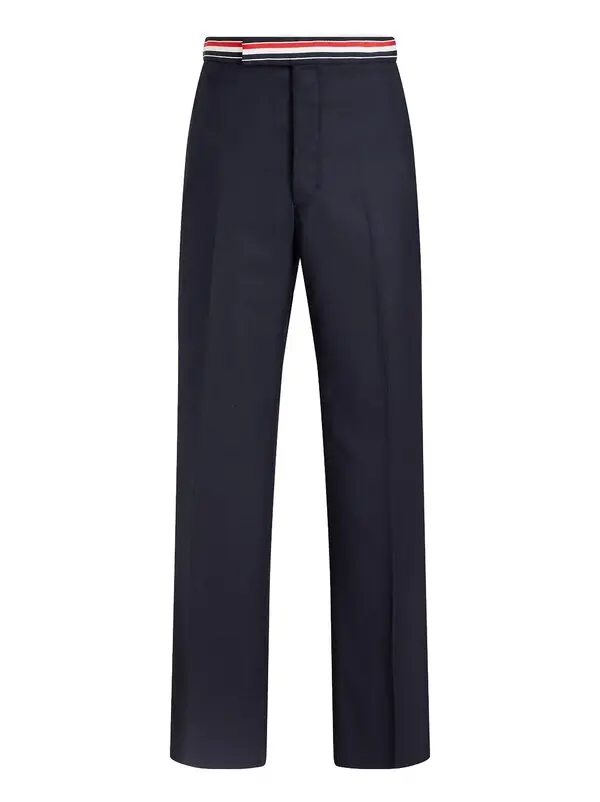 Thom Browne Wool-twill Pants - Midnight Blue