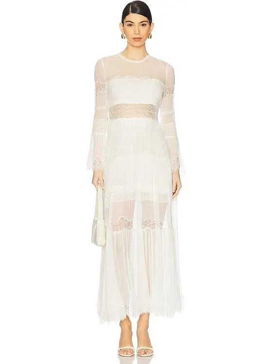 LoveShackFancy Rosney Dress - Ivory