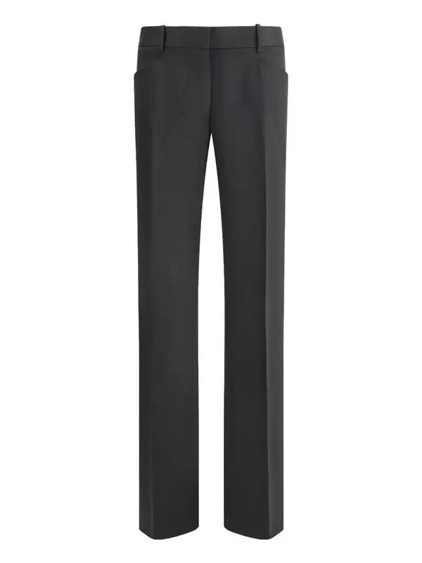 TOM FORD Wool Tailored Trousers - Black