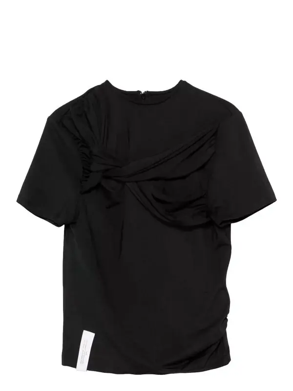 Rokh Twisted Knot T-shirt - Black