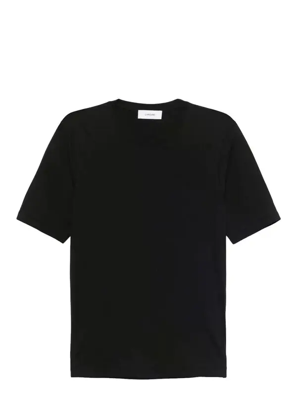 LARDINI Crew-neck T-shirt - Black