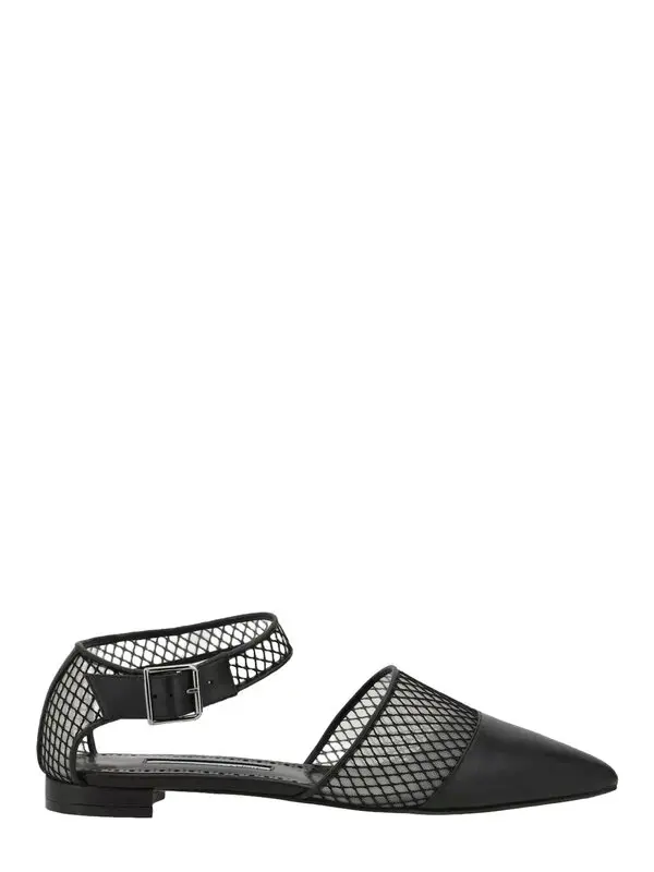 Manolo Blahnik Jatelahflat Ballet Flats - Black