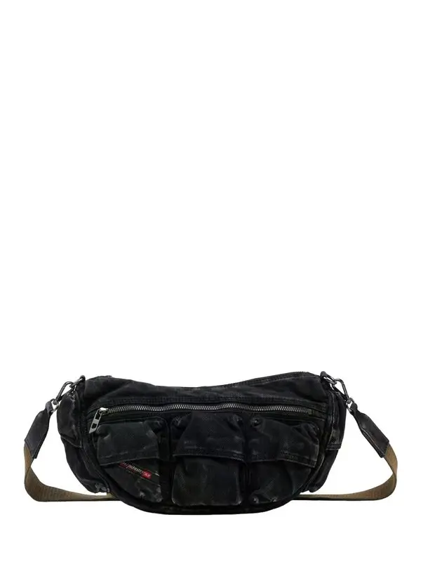 DIESEL Multi-pockets Shoulder Bag - Black