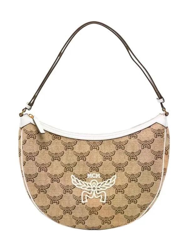 Mcm Ascending Moon Shoulder Bag - Neutrals