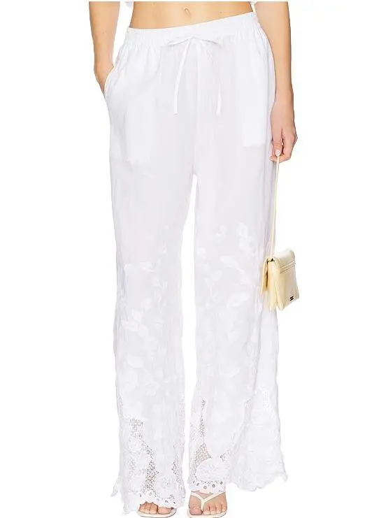 VITAMIN A Flora Pant - White