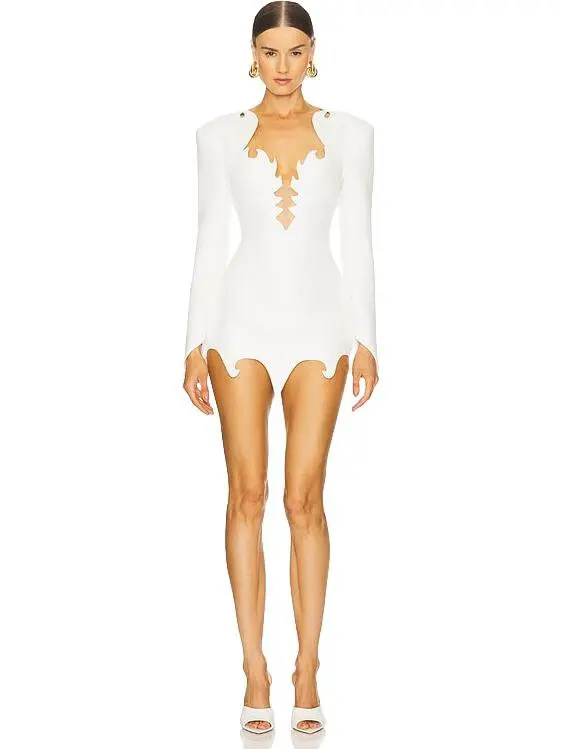 THE DOLLS HOUSE Aurora Mini Dress - Ivory