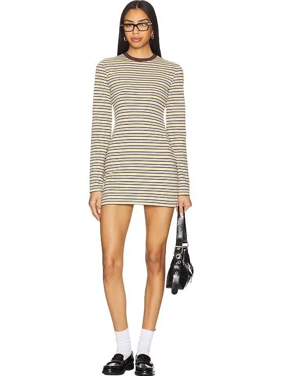 LOVERS AND FRIENDS Corbyn Dress - Tan Stripe