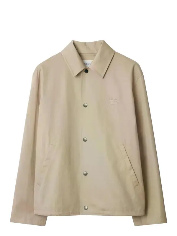 Burberry Gabardine Jacket - Neutrals