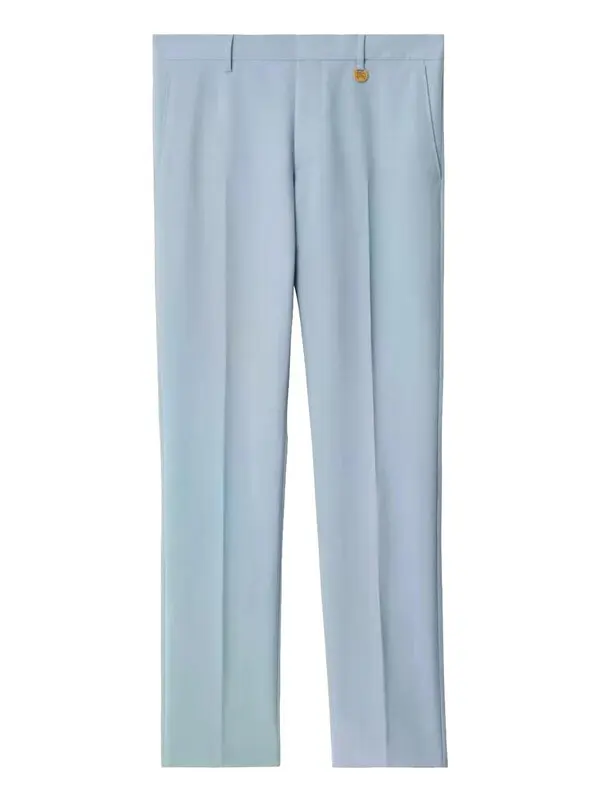 Burberry Tailored Wool Trousers - Blue