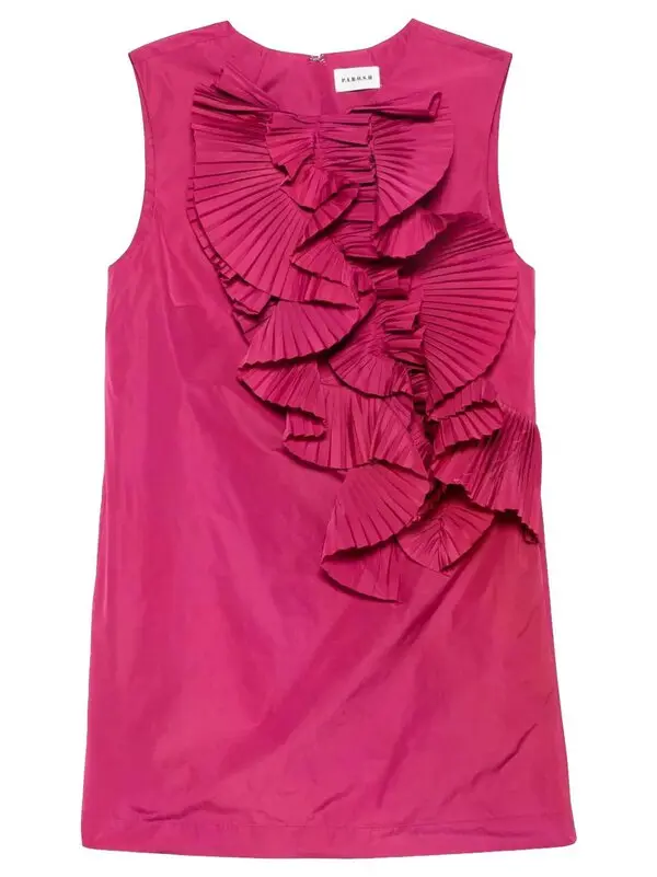 P.a.r.o.s.h Pimpy Mini Dress - Pink