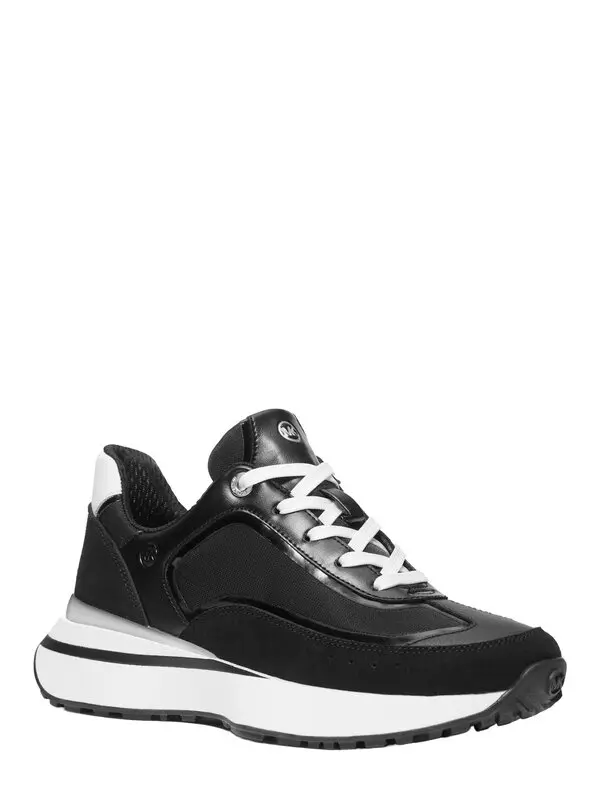 Michael Kors Ari Suede Trainer - Black