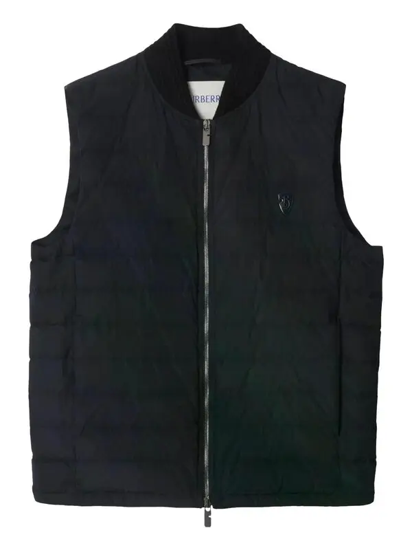 Burberry Puffer Gilet - Blue