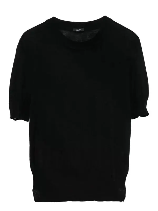 JOSEPH Cashair T-shirt - Black