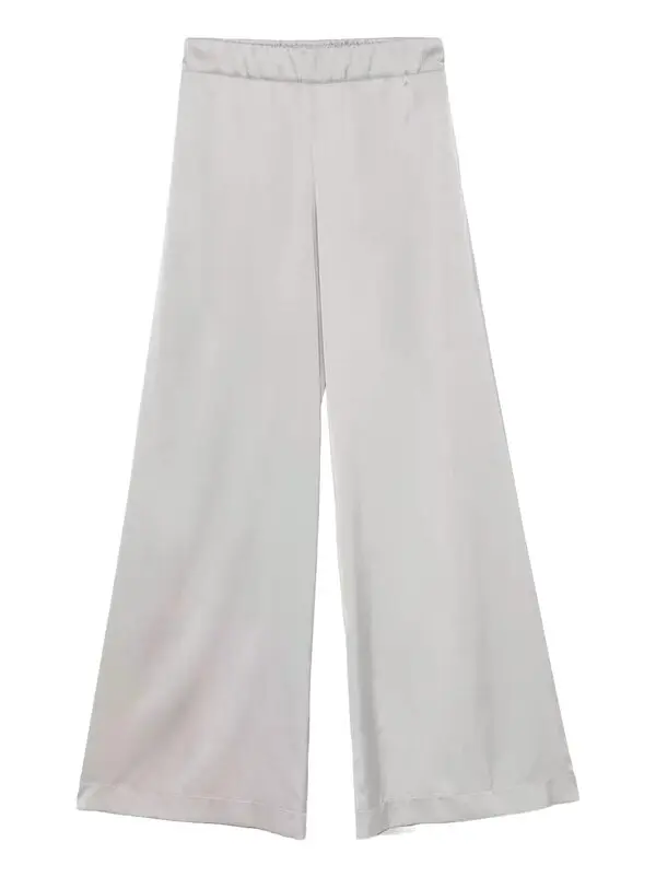 D.exterior Satin Trousers - Grey